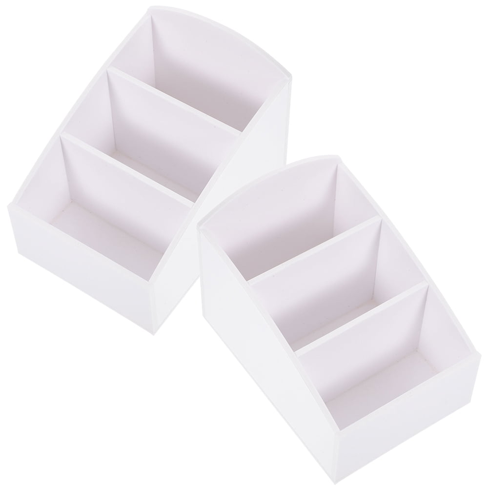 Worgeous White Acrylic Sugar Packet Organizer with Compartments for ...