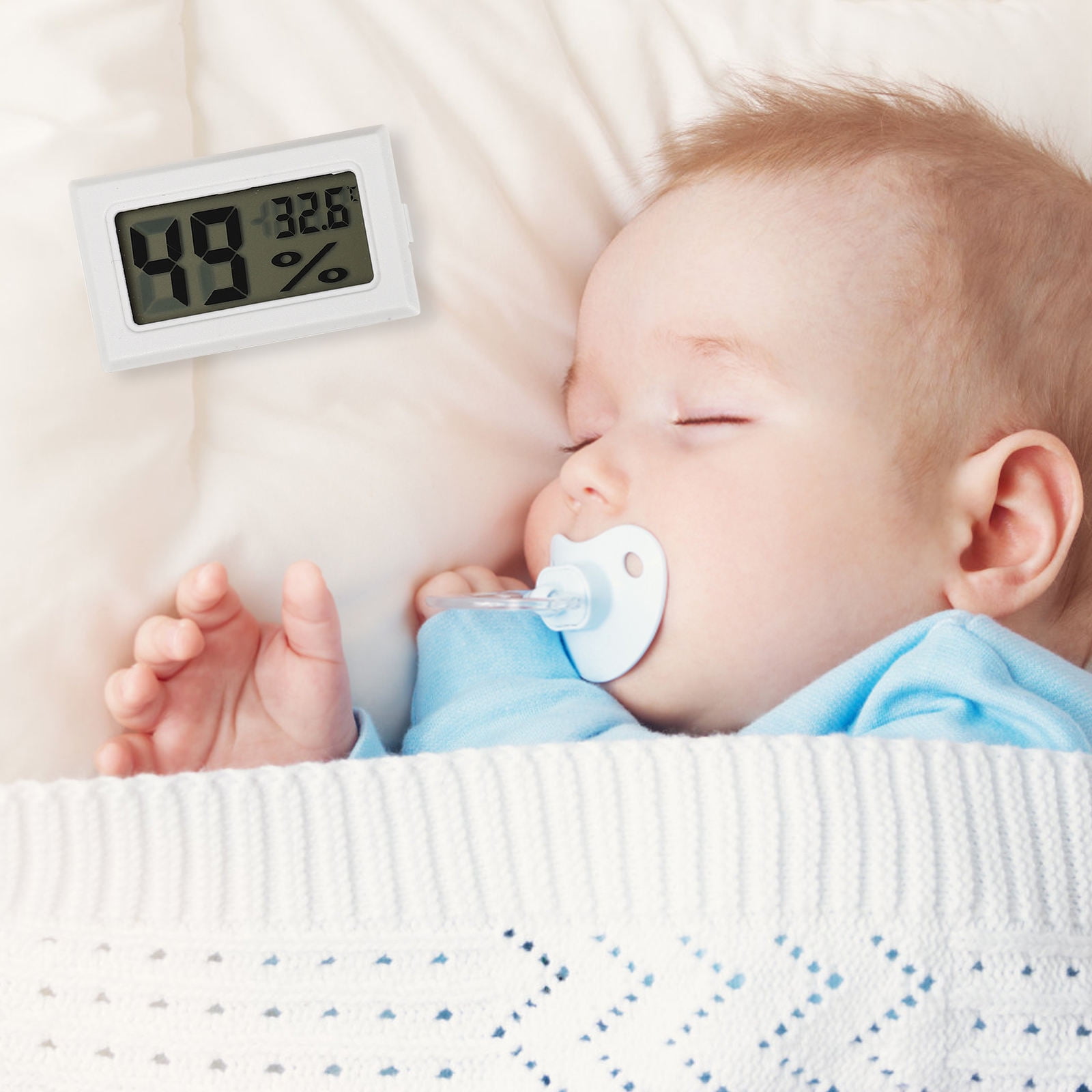 Phenofice Digital Hygrometer Plastic Indoor Use Temperature Measurement ...