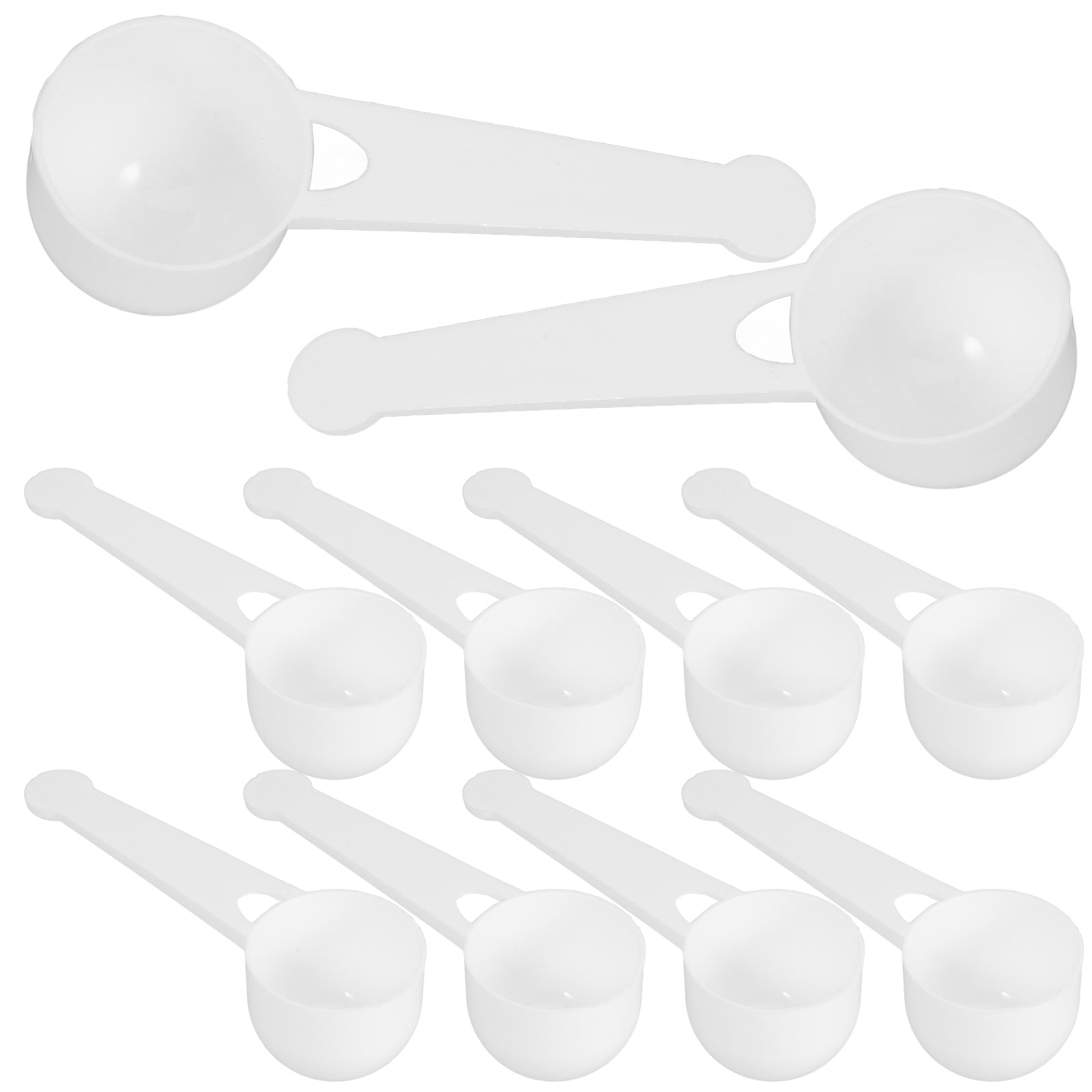 Worgeous White Plastic Measuring Spoons for Precise Measurement in ...