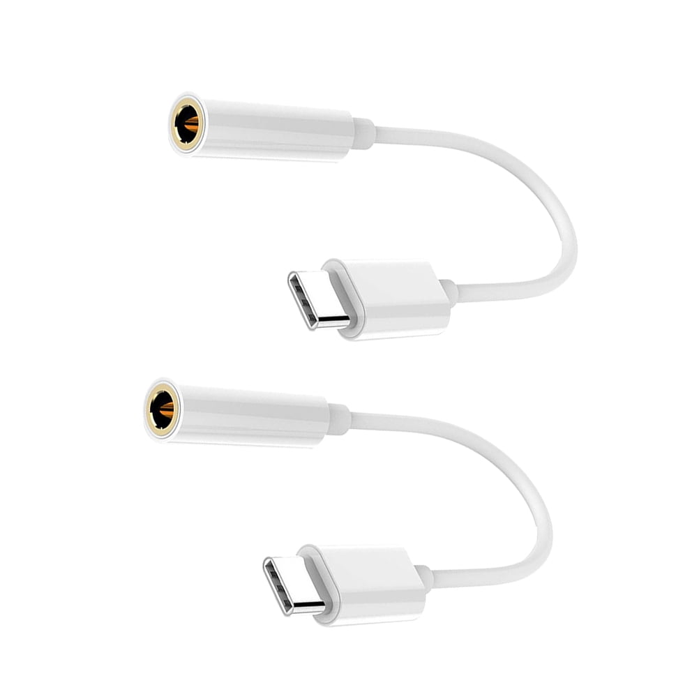 Worgeous White Type-C to 3.5mm Headphone Cable Adapter for Phone with ...