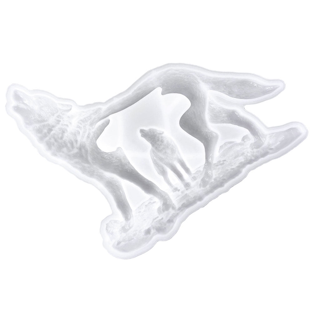 Worgeous Wolf Shaped Mold DIY Epoxy Mold Epoxy Resin Mold Decorative ...