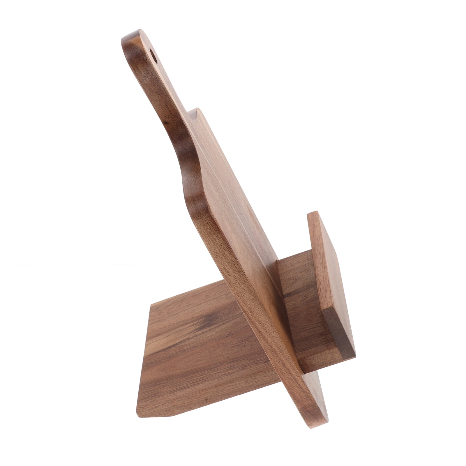 Wall Mounted Display Rack Wooden Recipe Holder Elegant Display Rack ...