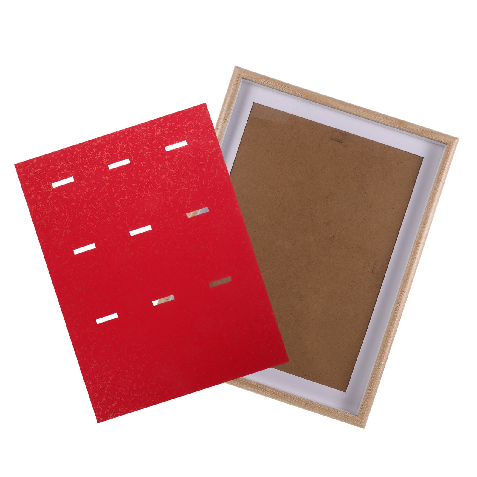 Worgeous Wood Medal Display Shadow Box with Versatile Size for Photos ...