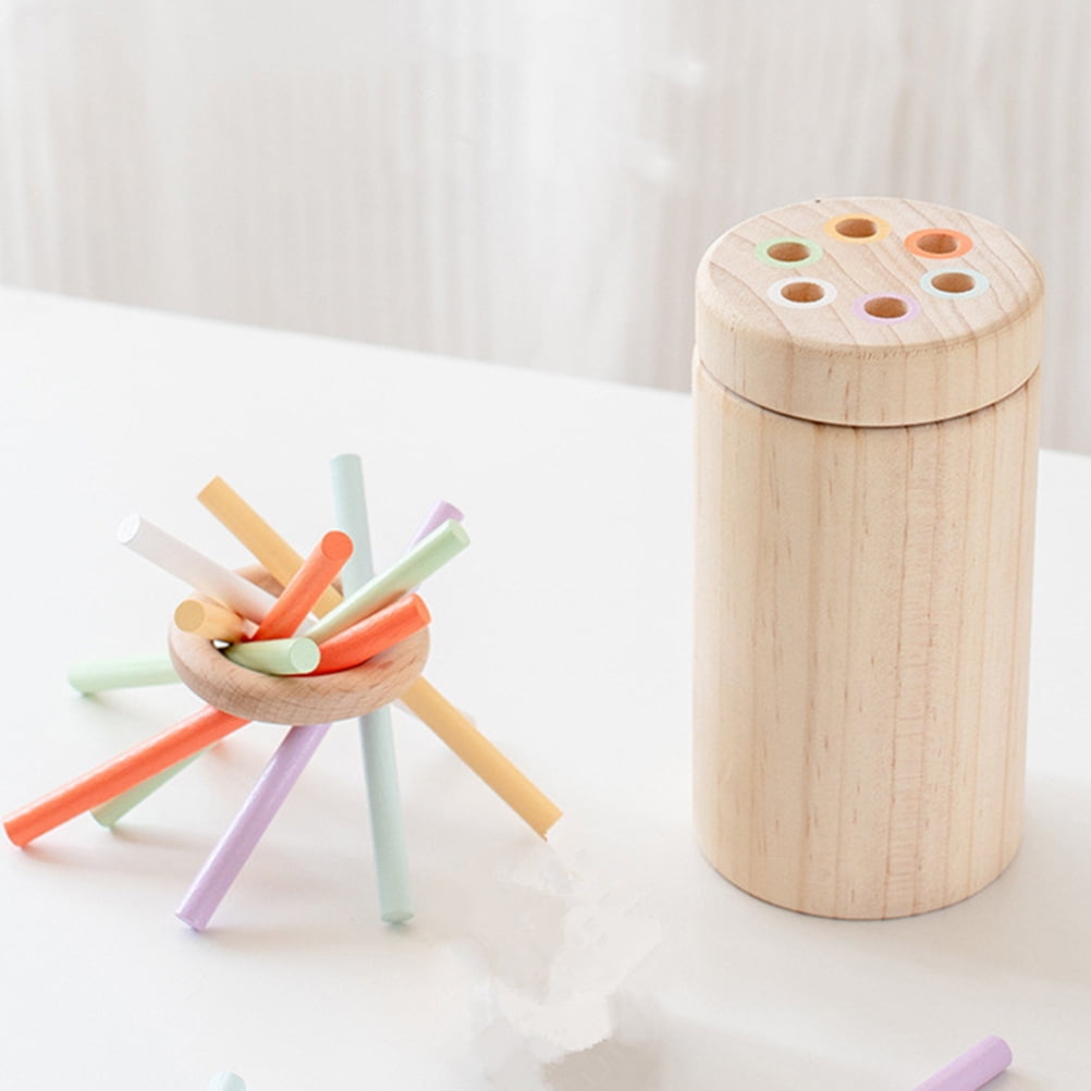 Worgeous Wooden Balancing Sticks Toy Set for Toddlers Enhances Fine ...