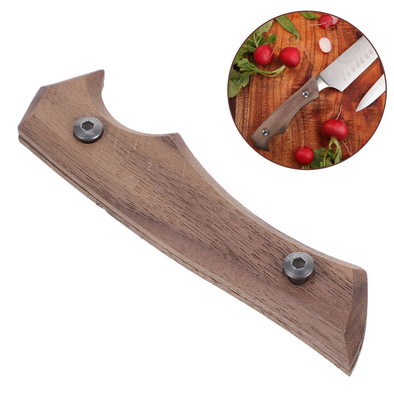 Worgeous Wooden Cutter Hand Grip Kitchen Knife Handle Grip Comfortable ...