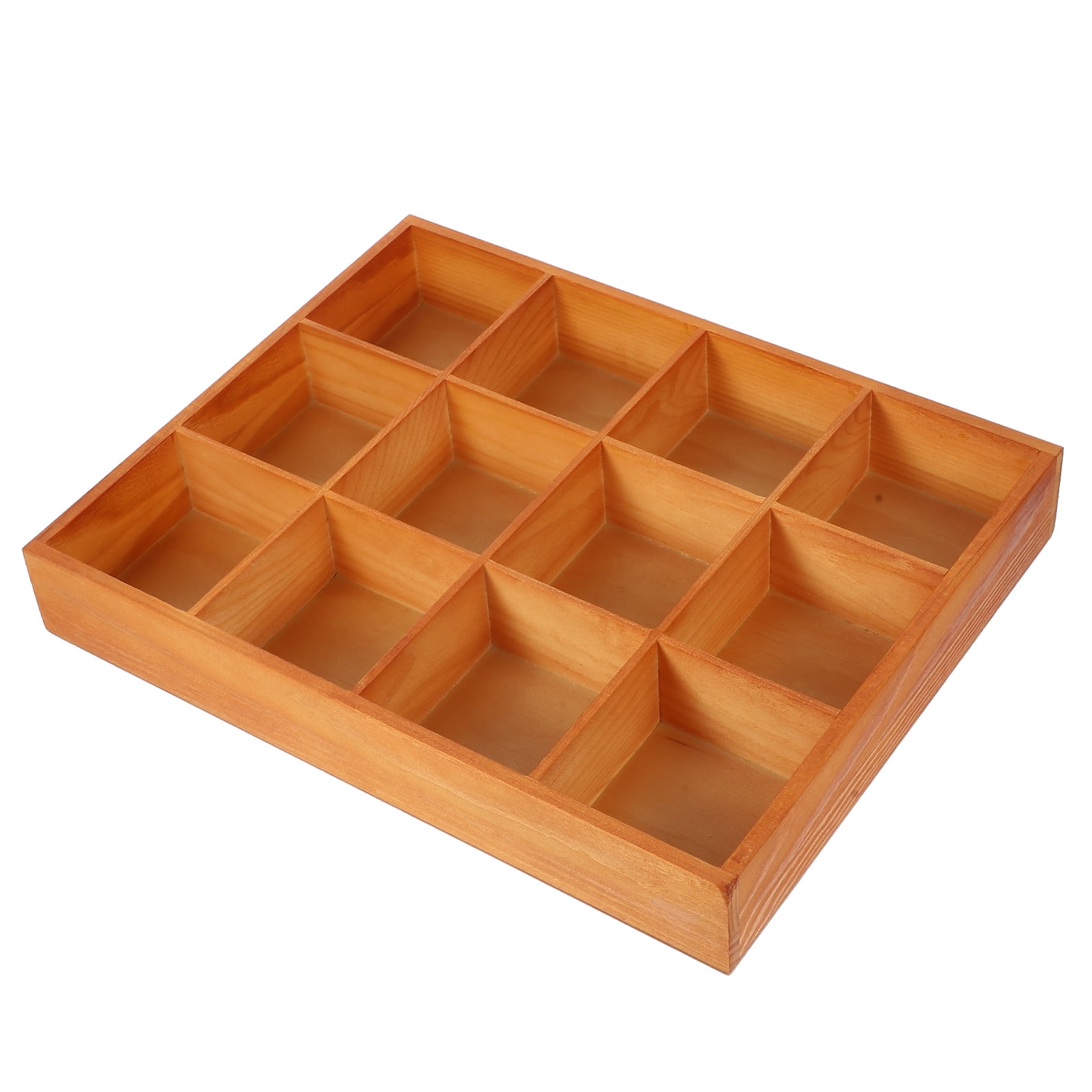 Worgeous Wooden Drawer Organizers With 12 Compartments Belt Tie And ...