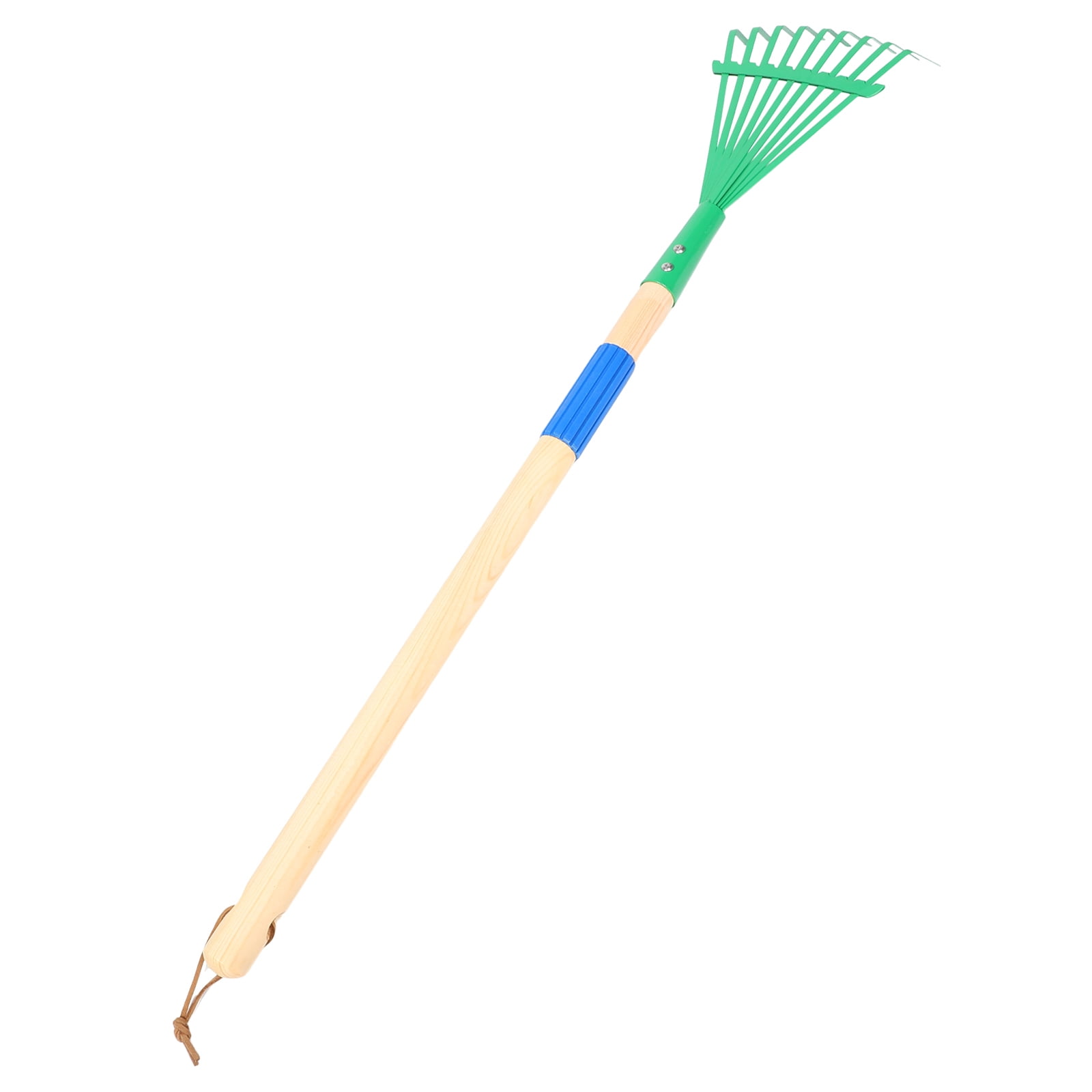 Worgeous Wooden Handle Lawn Rake Toddler 68.00X13.50X4.50CM Green ...