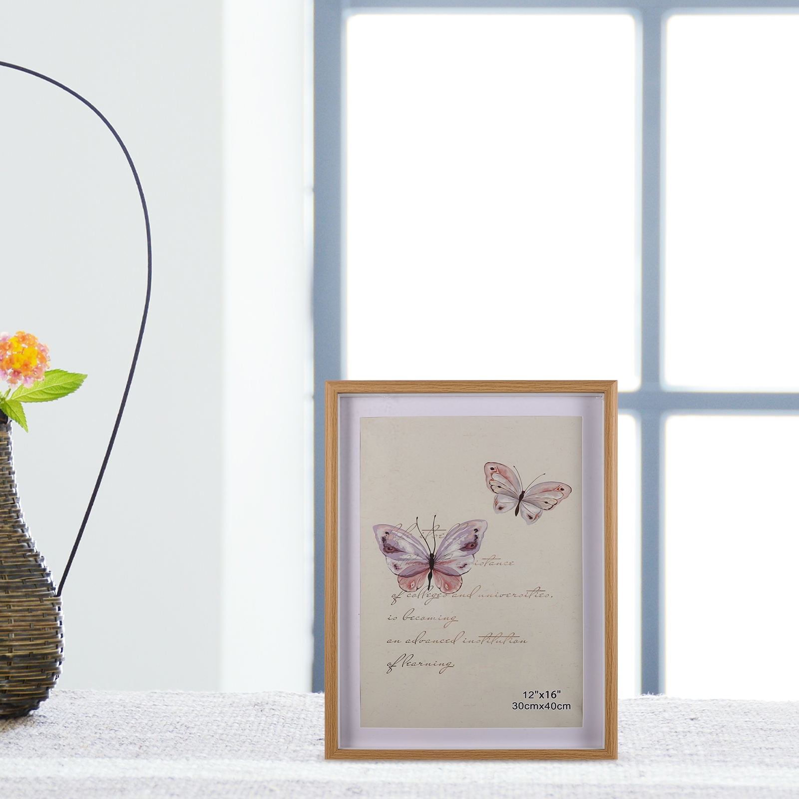 Worgeous Wooden Medal Shadow Box Display Case with Shelves for Ribbons ...