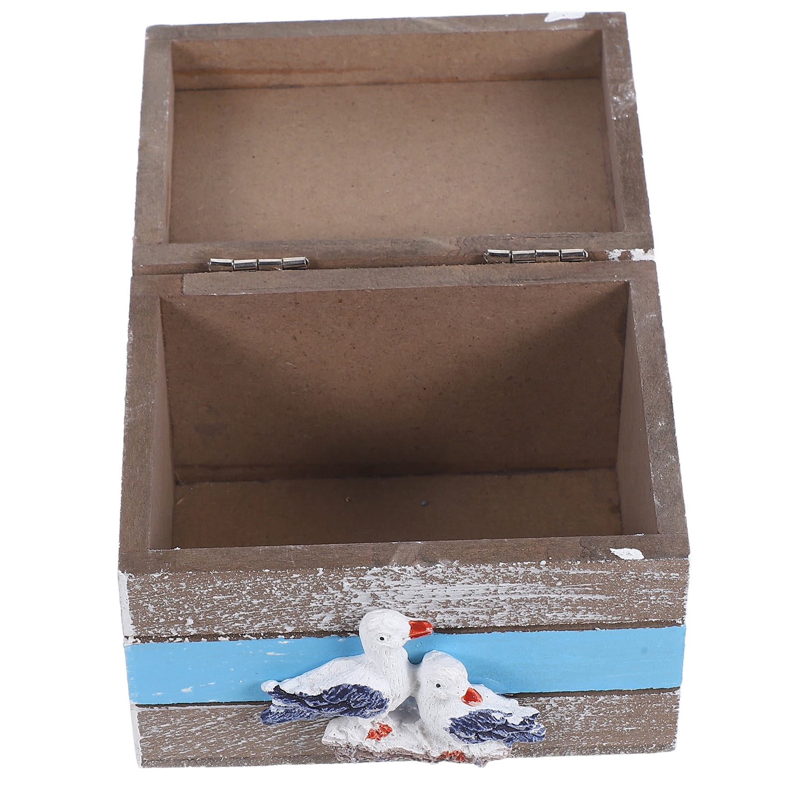 Worgeous Wooden Nautical Box Ocean Style Wooden Treasure Chest Vintage ...