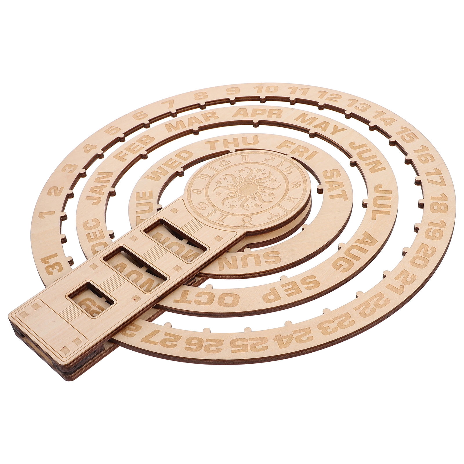 Worgeous Wooden Perpetual Calendar - Retro Wall Calendar Advent ...