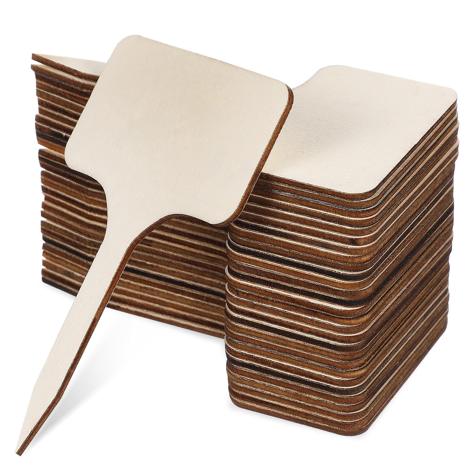 Worgeous Wooden Plant Labels for Marking Use with Smooth Surface and ...