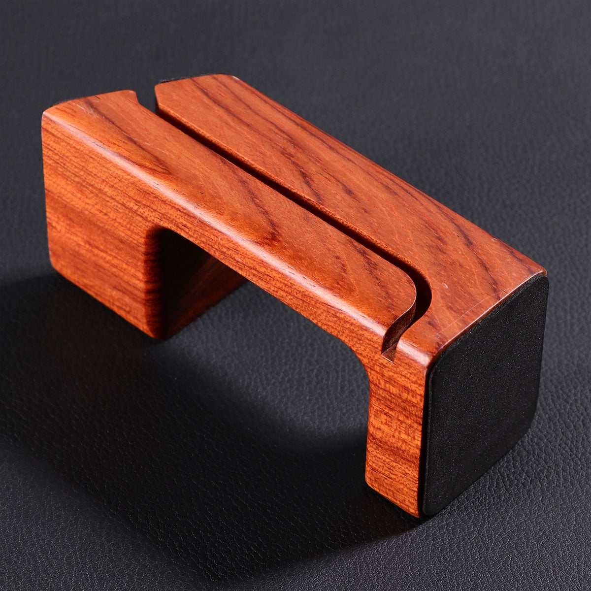Worgeous Wooden Rosewood Hands Free Charging Dock Station Holder for ...