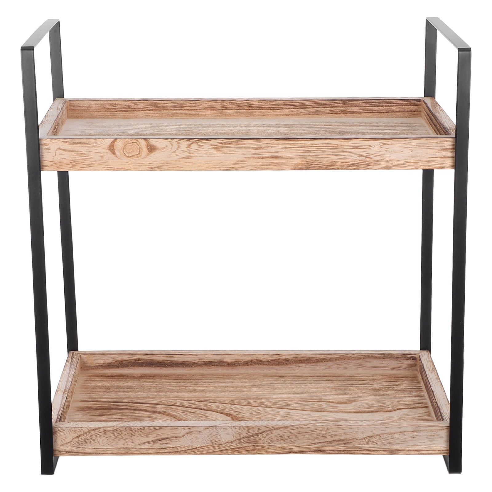 Worgeous Wooden Shelf Stand 2-Tier Counter Storage Rack Wood Display ...
