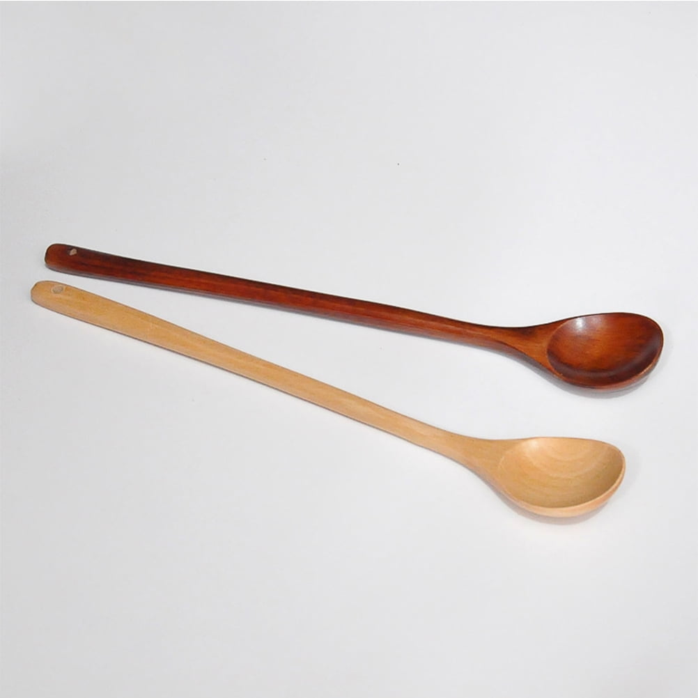 Worgeous Wooden Spoon Spoons Mixing Serving Utensils Coffee Teaspoon ...