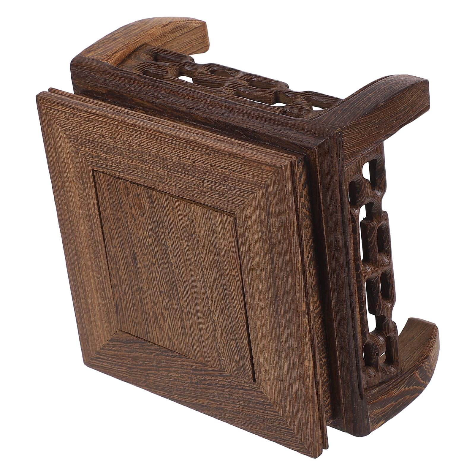 Worgeous Wooden Vase Stand Wood Riser Flower Pot Holder Wood Plant ...