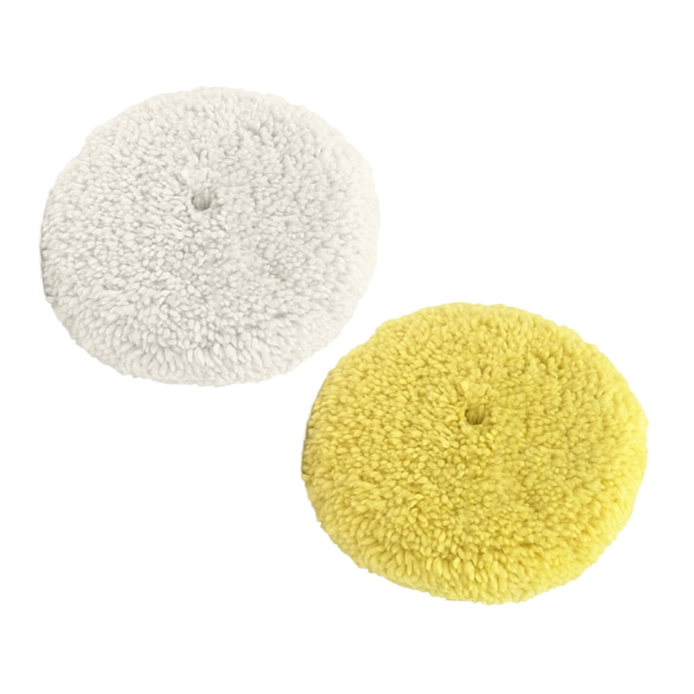 Worgeous Waxing Wool Wheel Thread Double Side Polished Pads Buffer for ...
