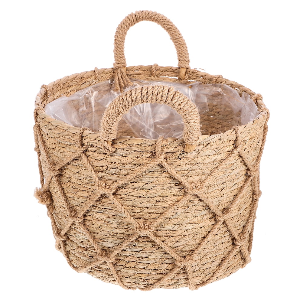 Worgeous Woven Flower Basket Garden Basket Flower Arrangement Basket ...