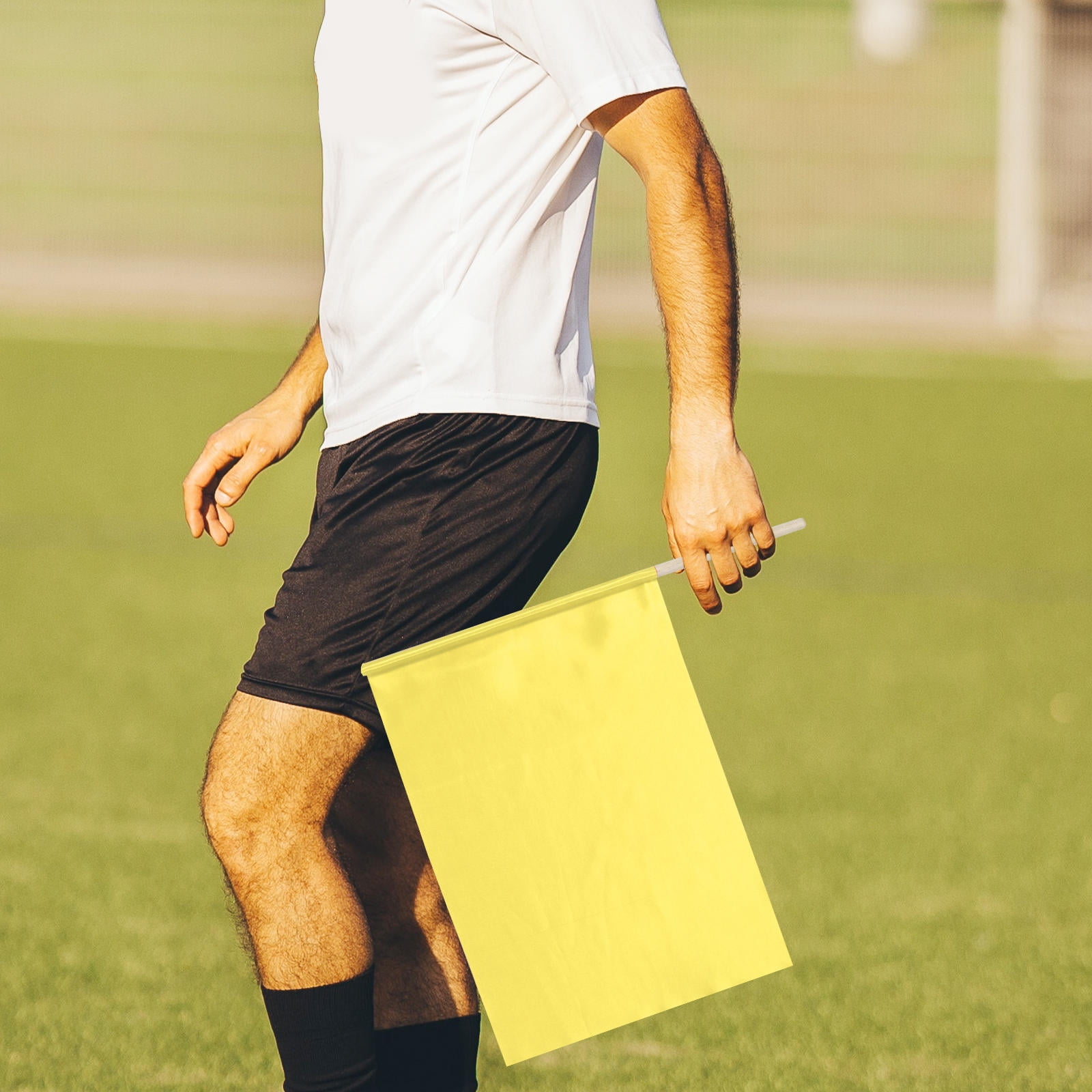 Worgeous Yellow Referee Flags for Outdoor Use Brightly Colored ...