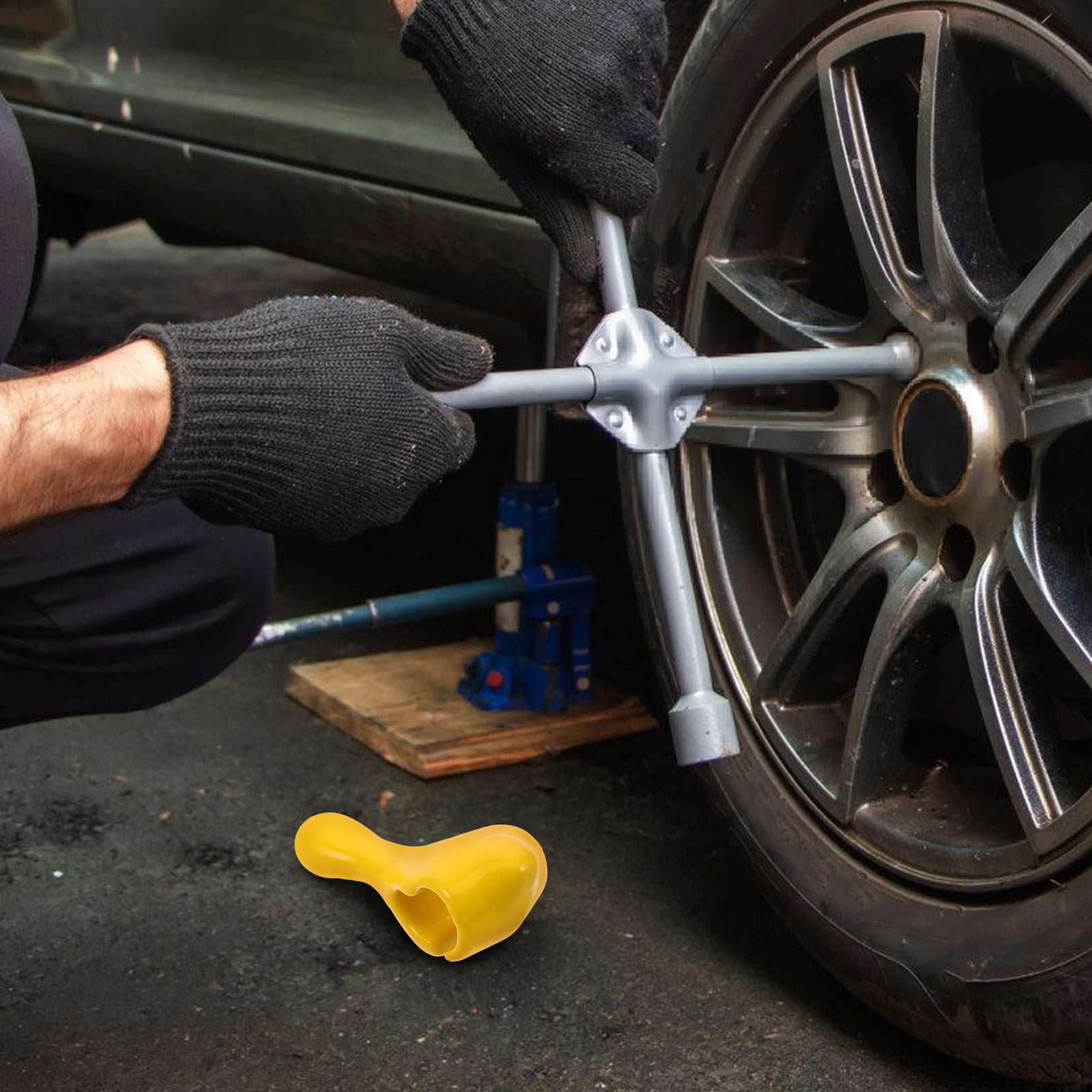 Worgeous Yellow Steel Tire Change Tool for Car and Motorcycle ...