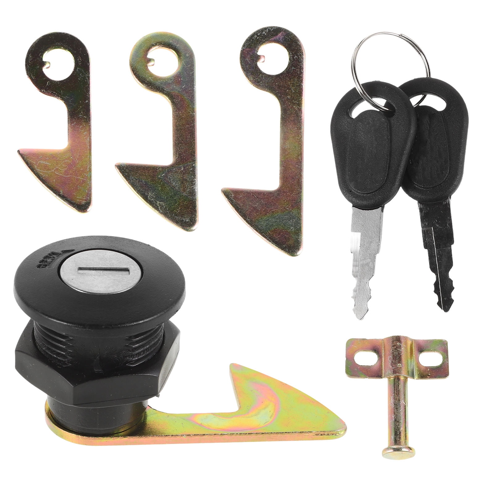 Worgeous Moped Lock Compact Locking Zinc Alloy Black 1 Set - Walmart.com