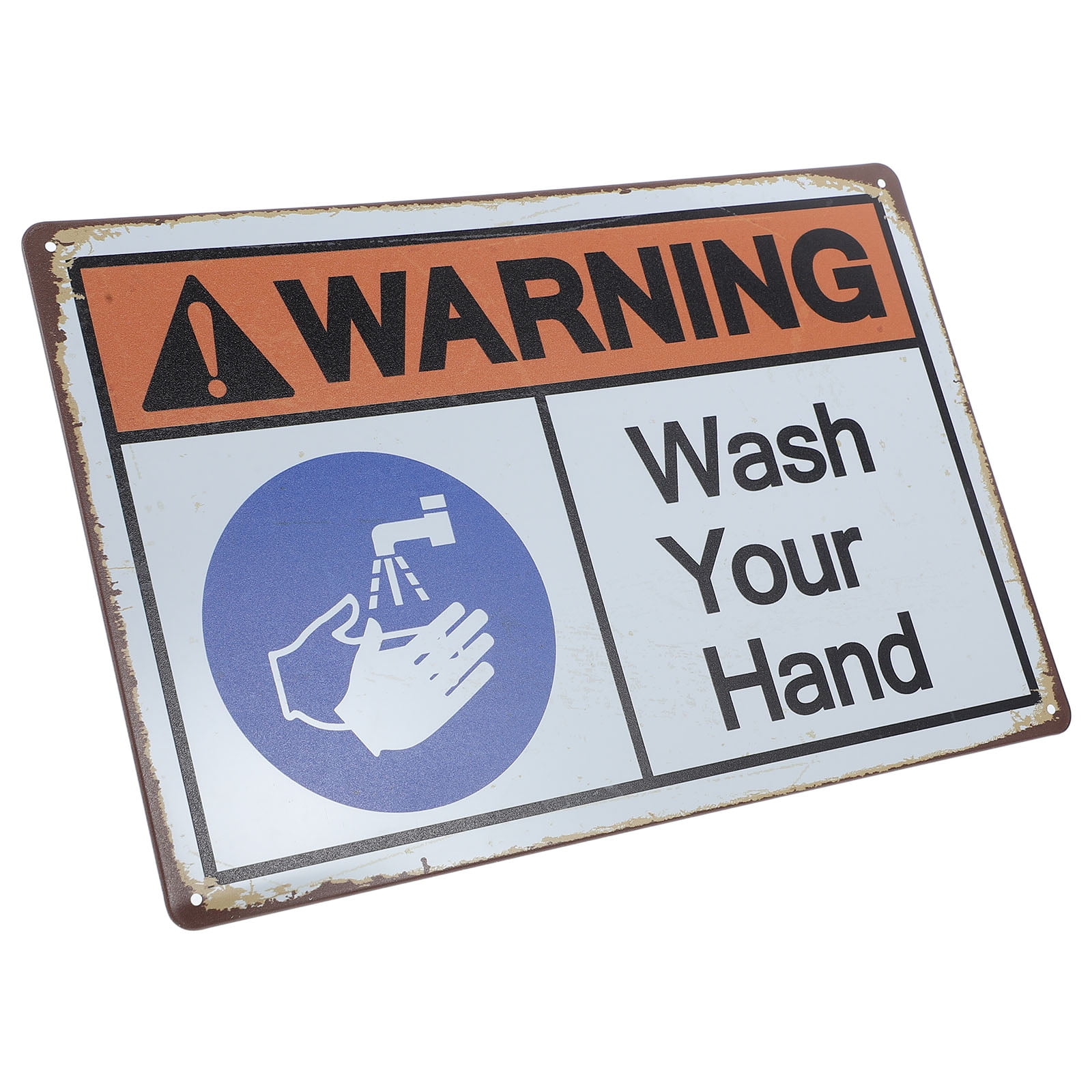 Worgeous wash Please Wash Your Hands Sign Safety Warning Signs Vinyl ...