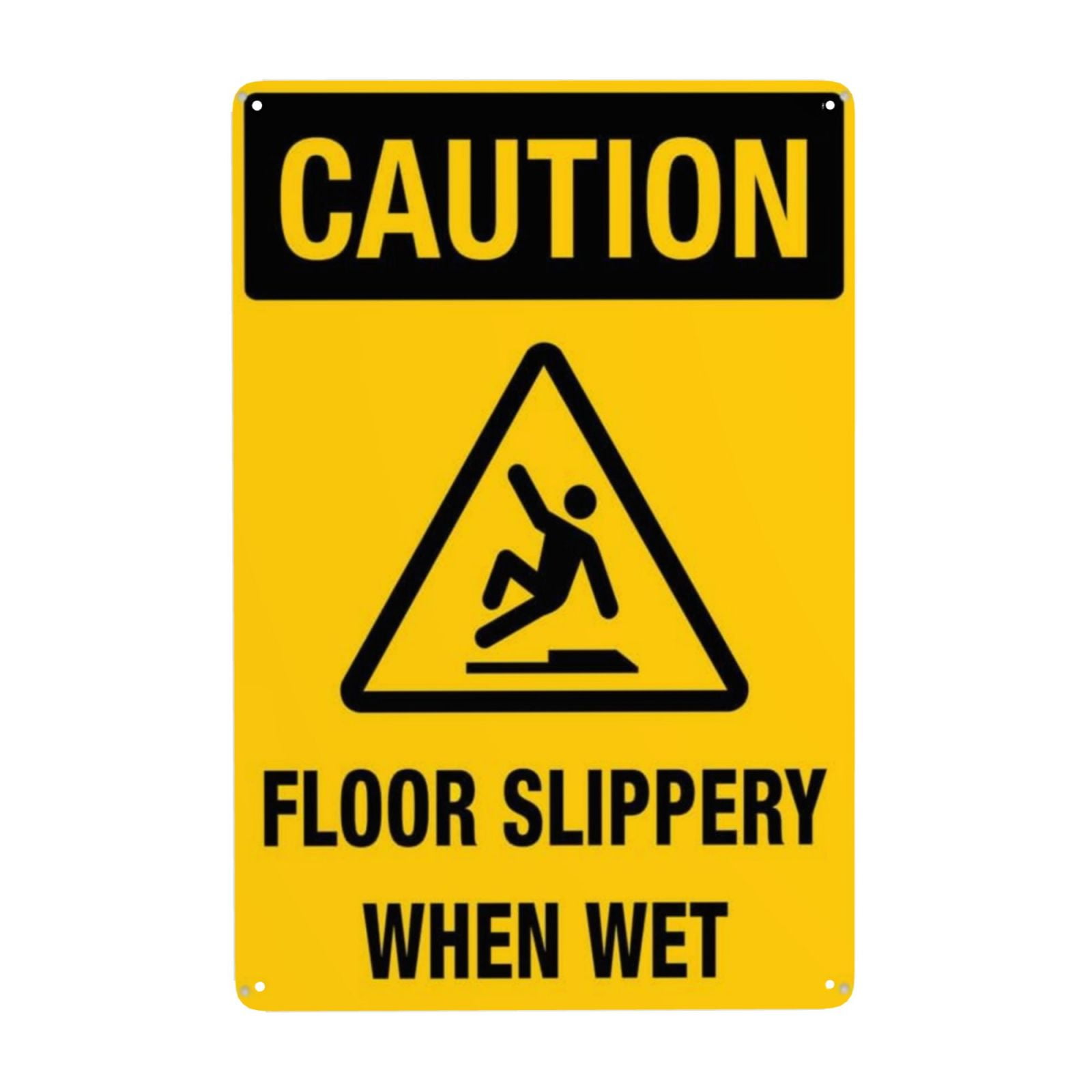 Work Area Warning Tin Sign for Indoor & Outdoor Yard Sign Lawn Sign ...