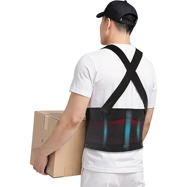 Work Back Brace for Men & Women, Adjustable Lower Back Support Belt ...