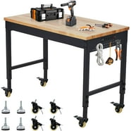 Duramax 2-Drawer Rolling Workbench 48 In. x 24 In. with wood top and ...