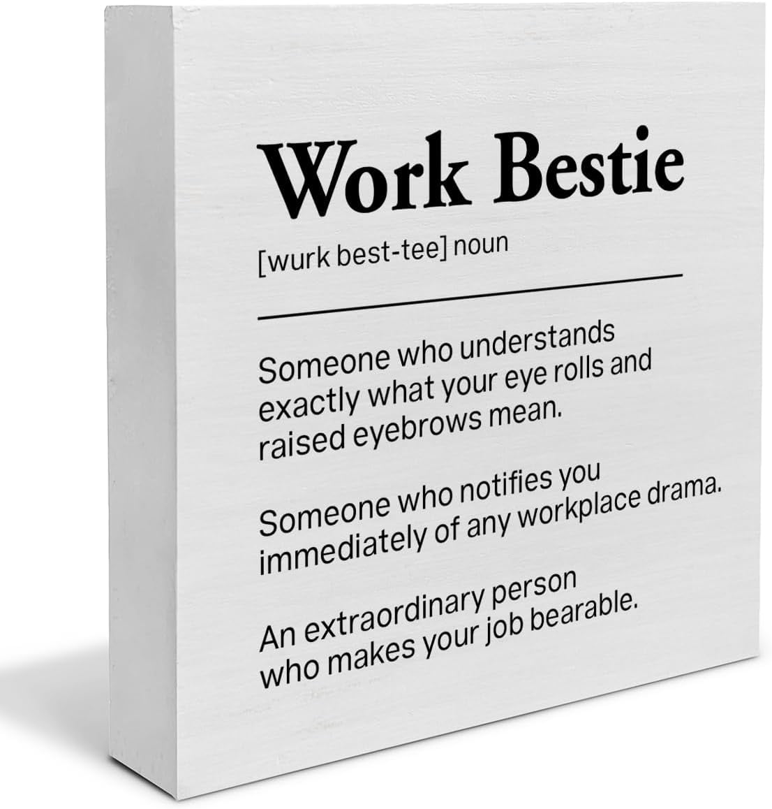 Work Bestie Gifts - Thank You Gifts for Work Bestie - Work Bestie ...