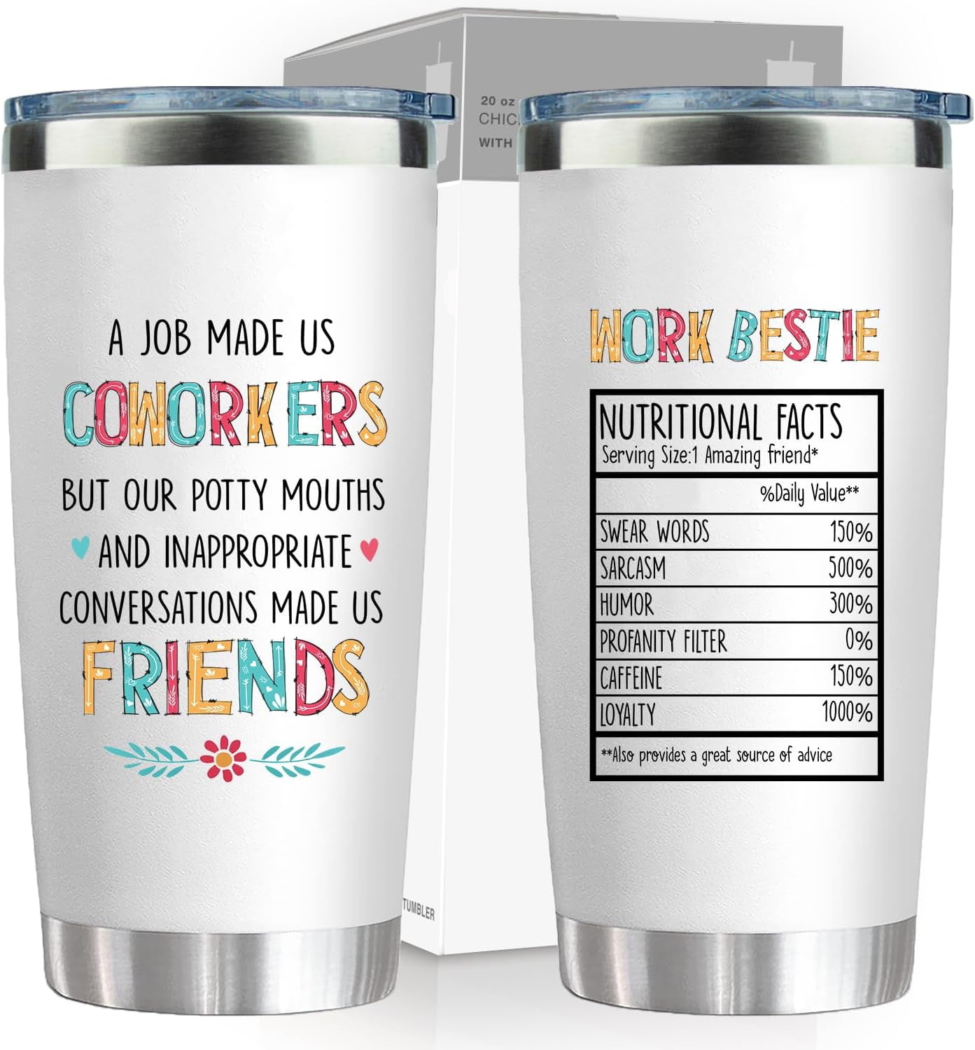 Work Bestie Gifts For Women, Friends, Sister - Gifts For Employee ...