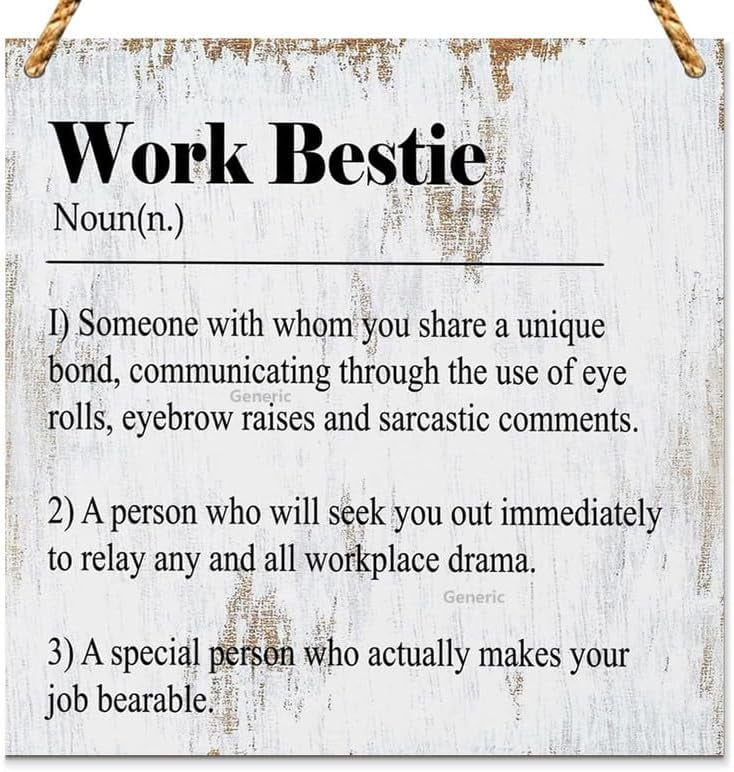 Work Bestie Gifts for Women Leaving Going Away Gift for Coworker Funny ...