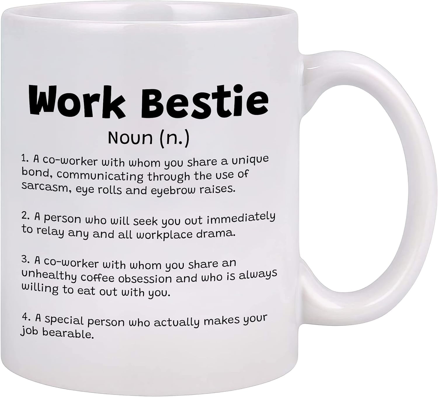 Work Bestie Mug Work Bestie Gifts For Women Funny Office Mugs, Bestie ...
