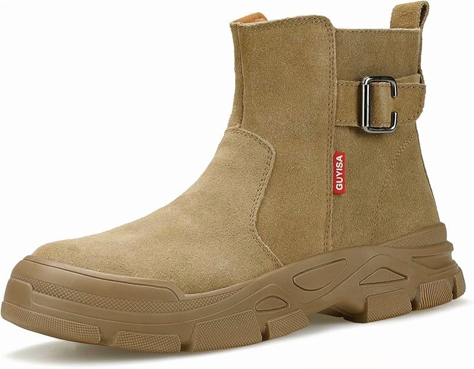 Work Boots for Men Slip On Welding Boots for Men Indestructible Steel ...