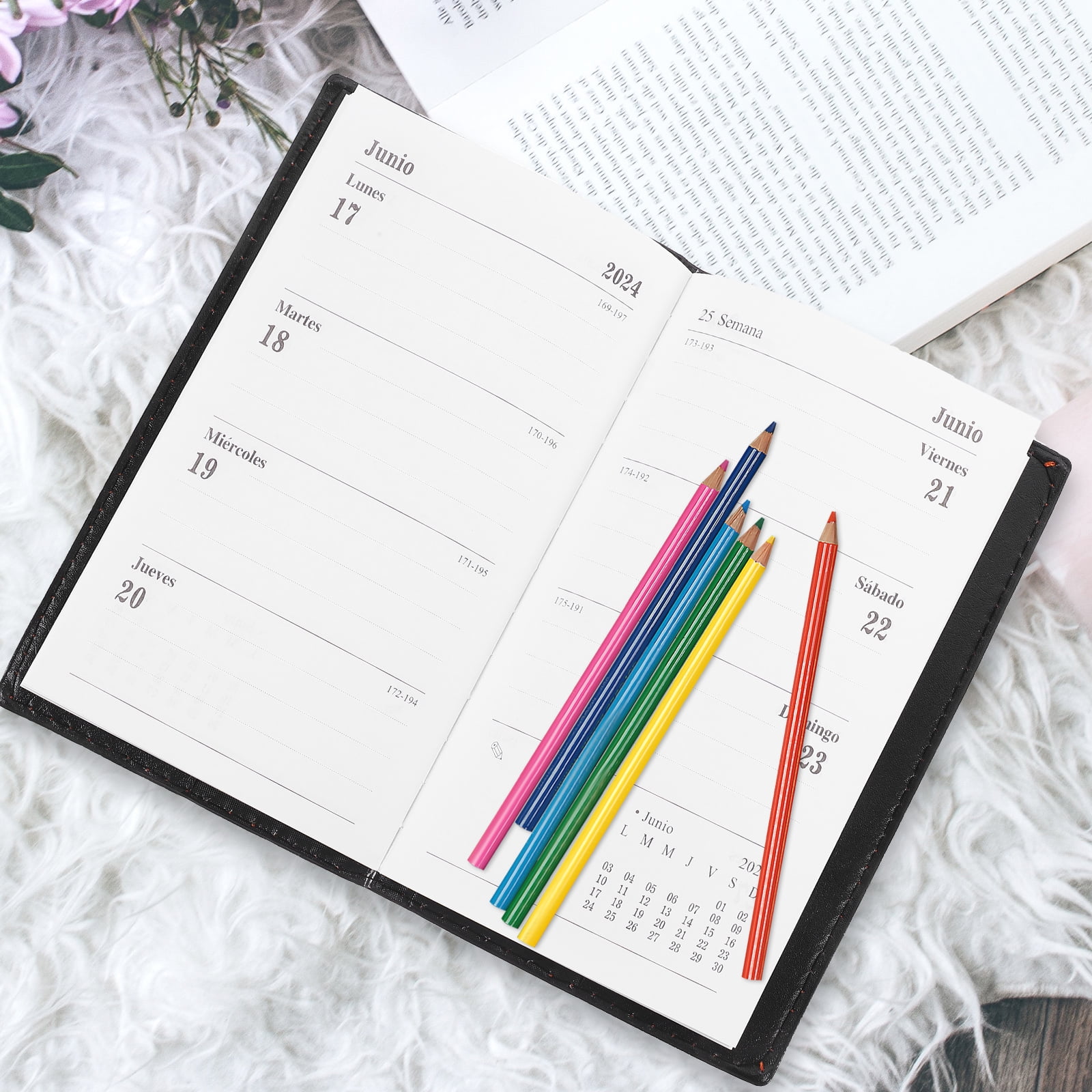 2024 Work Planner and Efficiency Calendar - Spanish-English Schedule ...