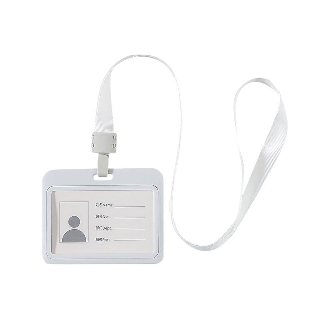 Work Card Holder Clearance, Furenl Double-Sided Transparent Employee ...