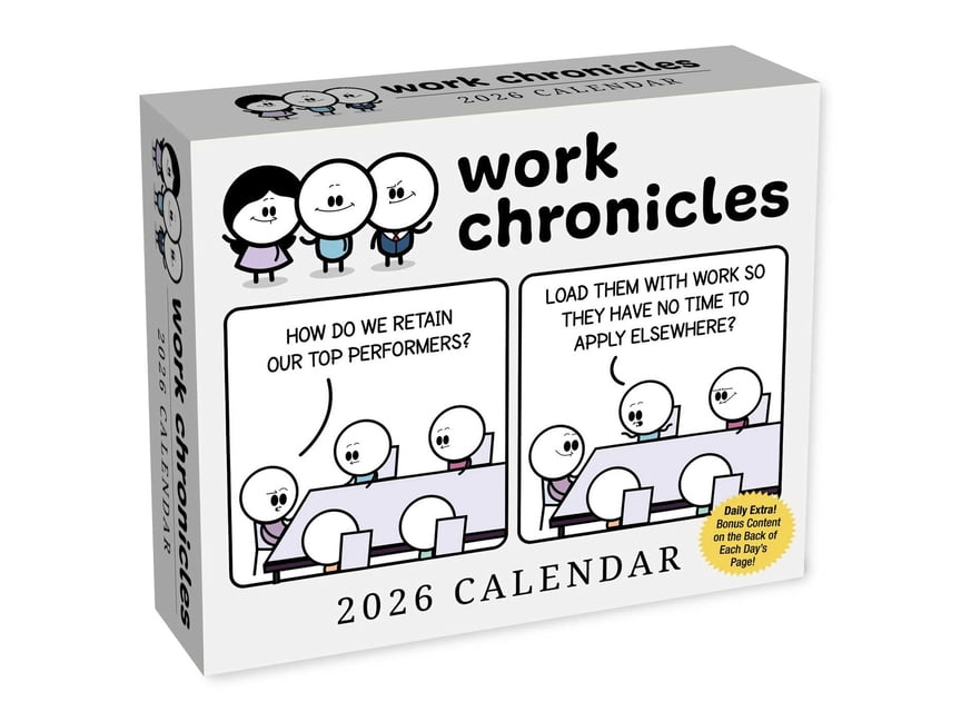 Work Chronicles 2026 Day-To-Day Calendar, (Paperback) - Walmart.com