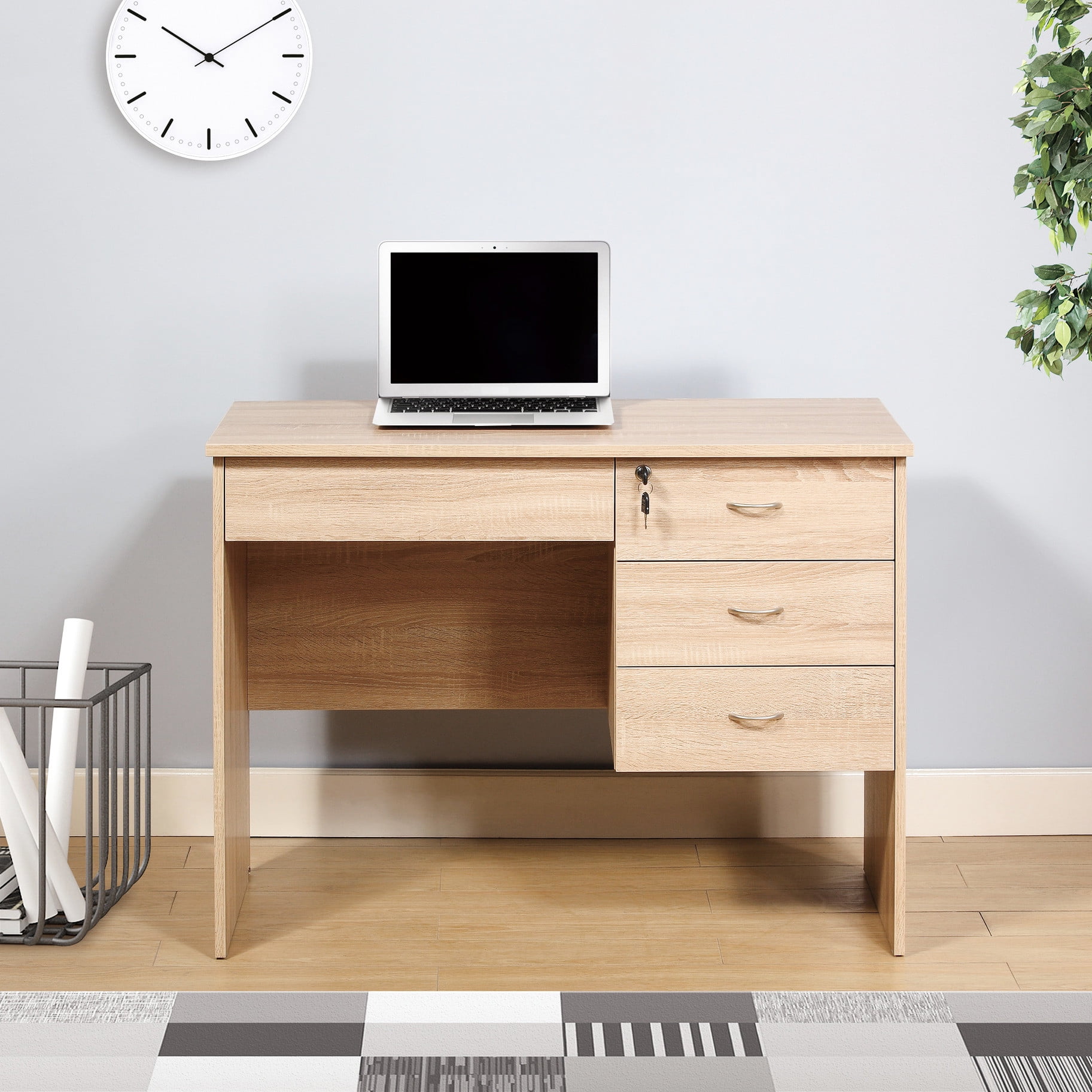 Work Desk with Locking Function+One Catch - all Drawer”-“Workspace+Keep ...