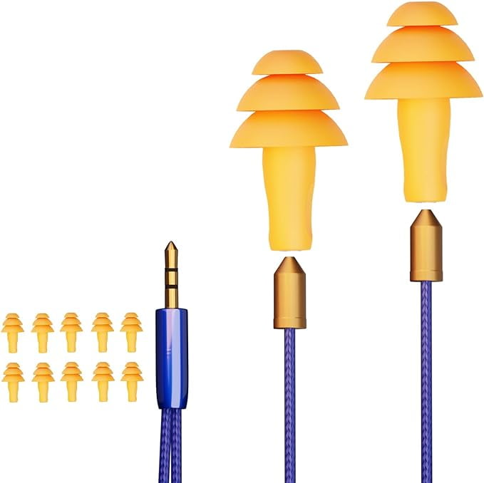 Work Earbuds Headphones, Cuzabe 10 Replacement Earbuds Wired in Ear ...