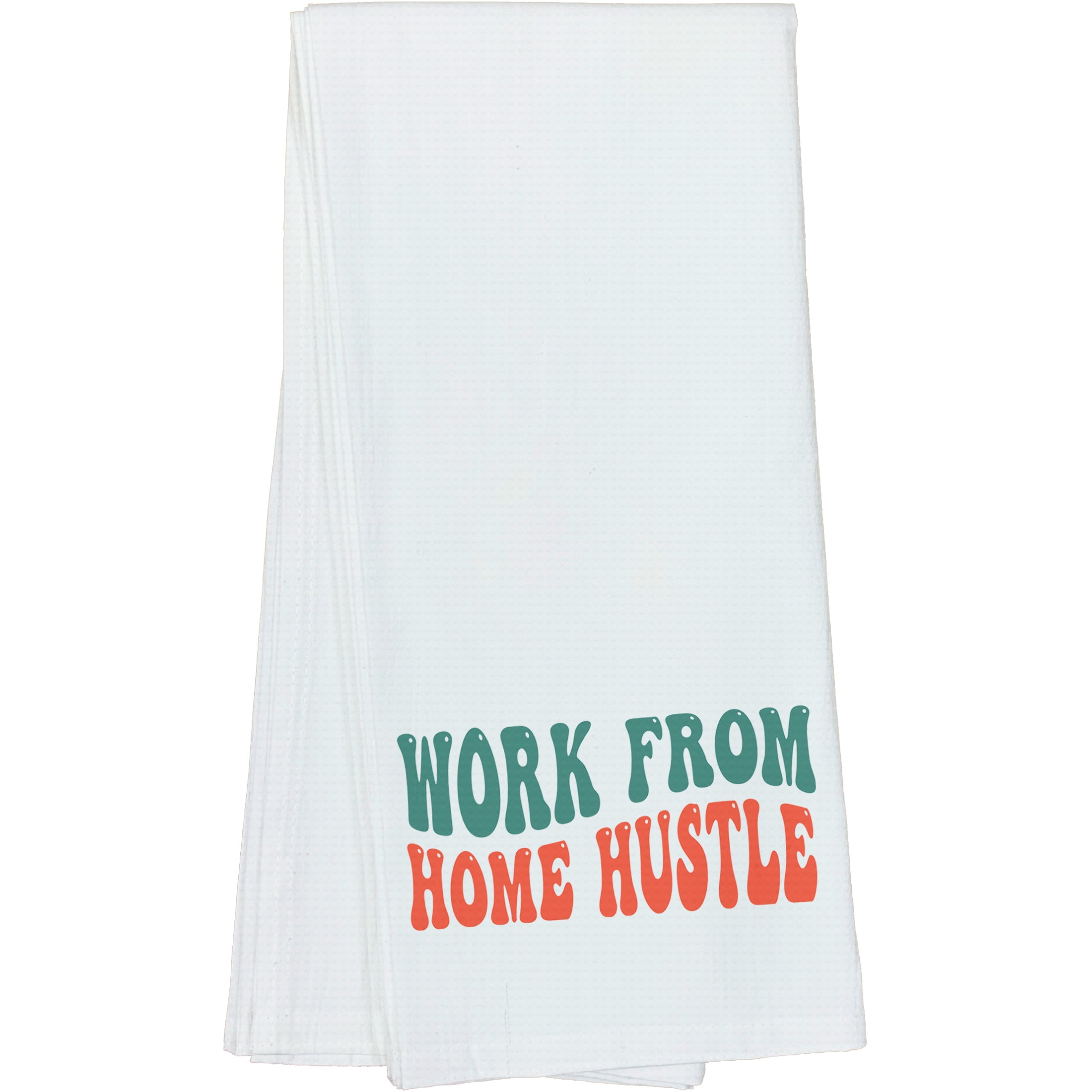 Work From Home Hustle, Remote Worker Themed, Groovy Retro Wavy Text ...