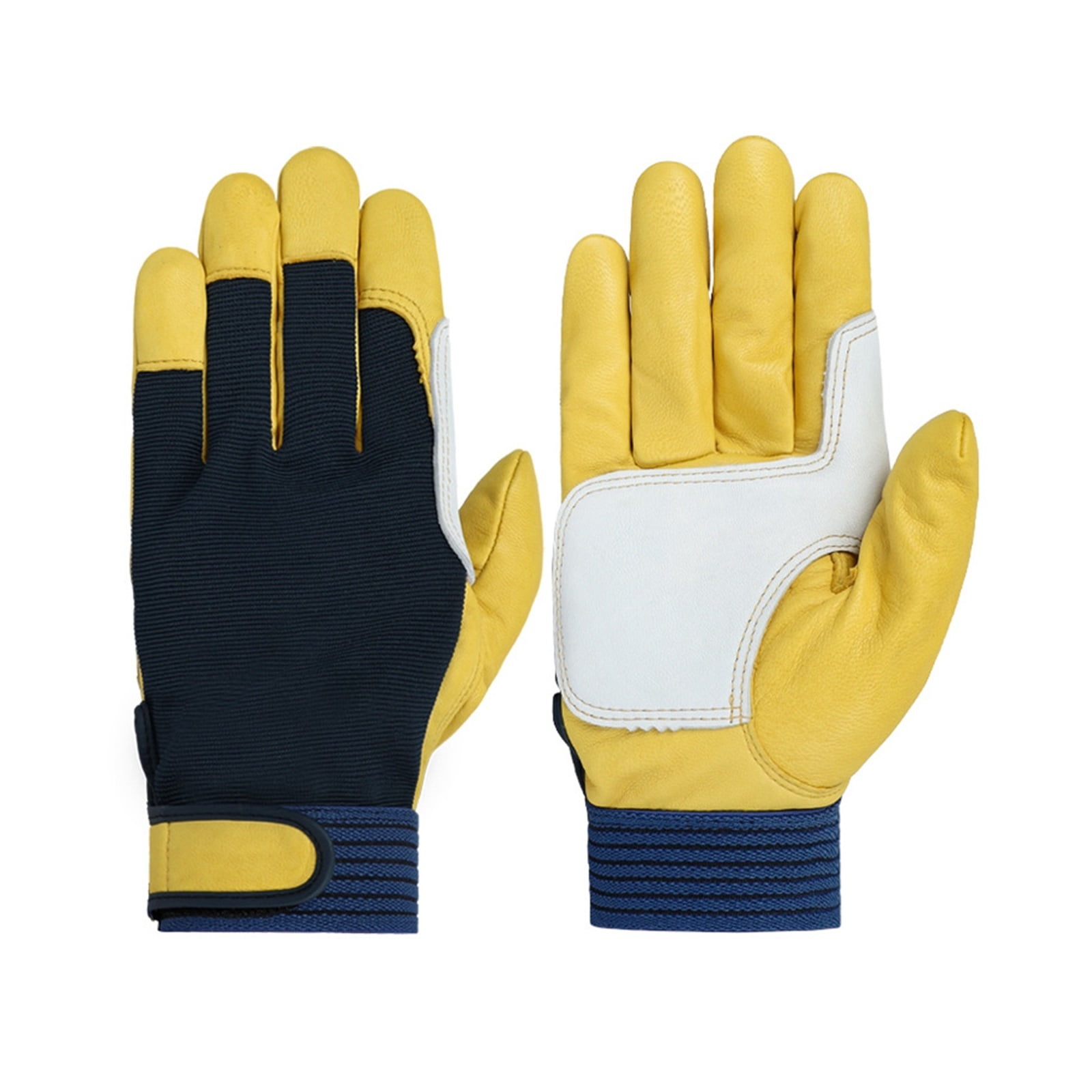 Work Gloves Sheepskin Driver Safety Protection Wear Safety Workers ...
