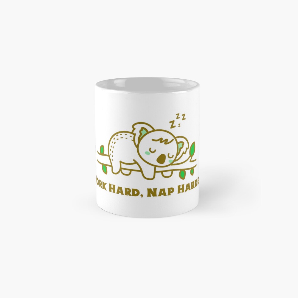 Work Hard, Nap Harder Work Motivation Classic Mug - Walmart.com