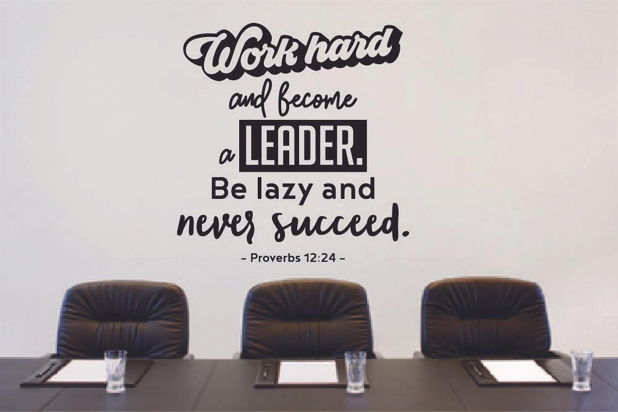 Work Hard Proverbs 12:24 Bible Verse Religious Religion Christ Saying ...