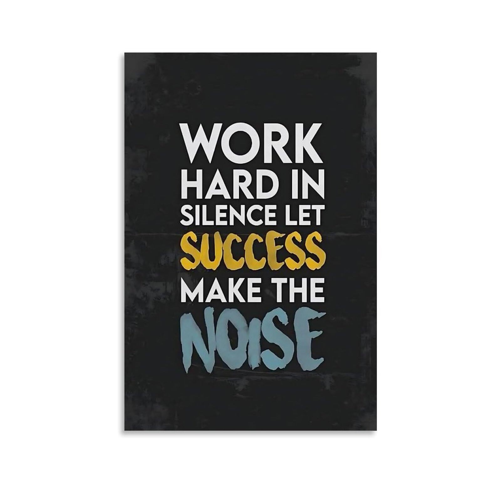 Work Hard in Silence Let Print Inspirational Wall Art Confidence ...