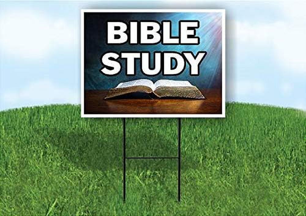 Work House Signs Double Sided Bible Study Yard Sign Road Sign with ...
