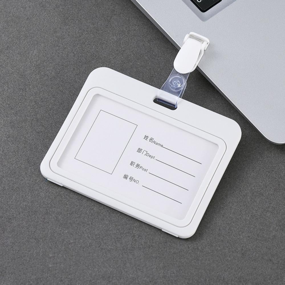 Work ID card holder clip hospital work badge chest badge doctor nurse ...