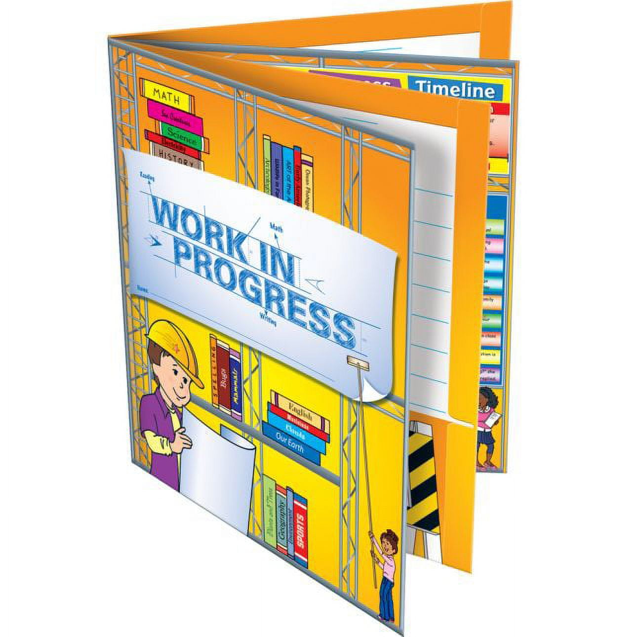 Work-In-Progress 4-Pocket Folders - 12 folders - Walmart.com