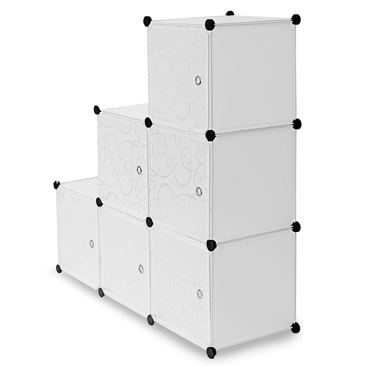 Work-It! Modular Cube Storage Organizer | Set of 6 Cubes - Walmart.com