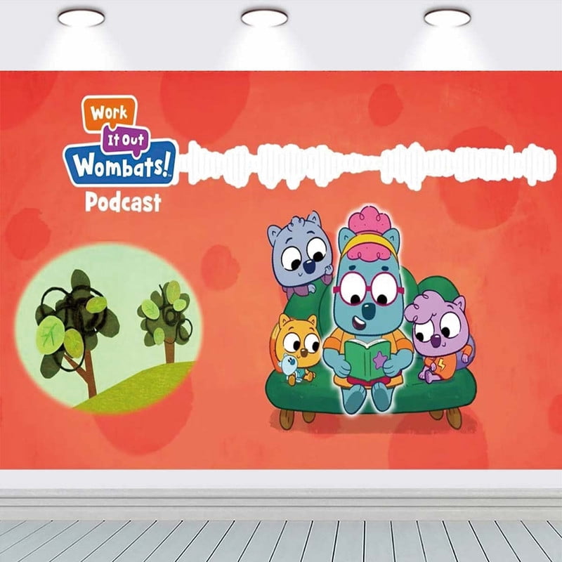 Work It Out Wombats! Backdrop Banner Party Supplies Poster Movie Theme ...
