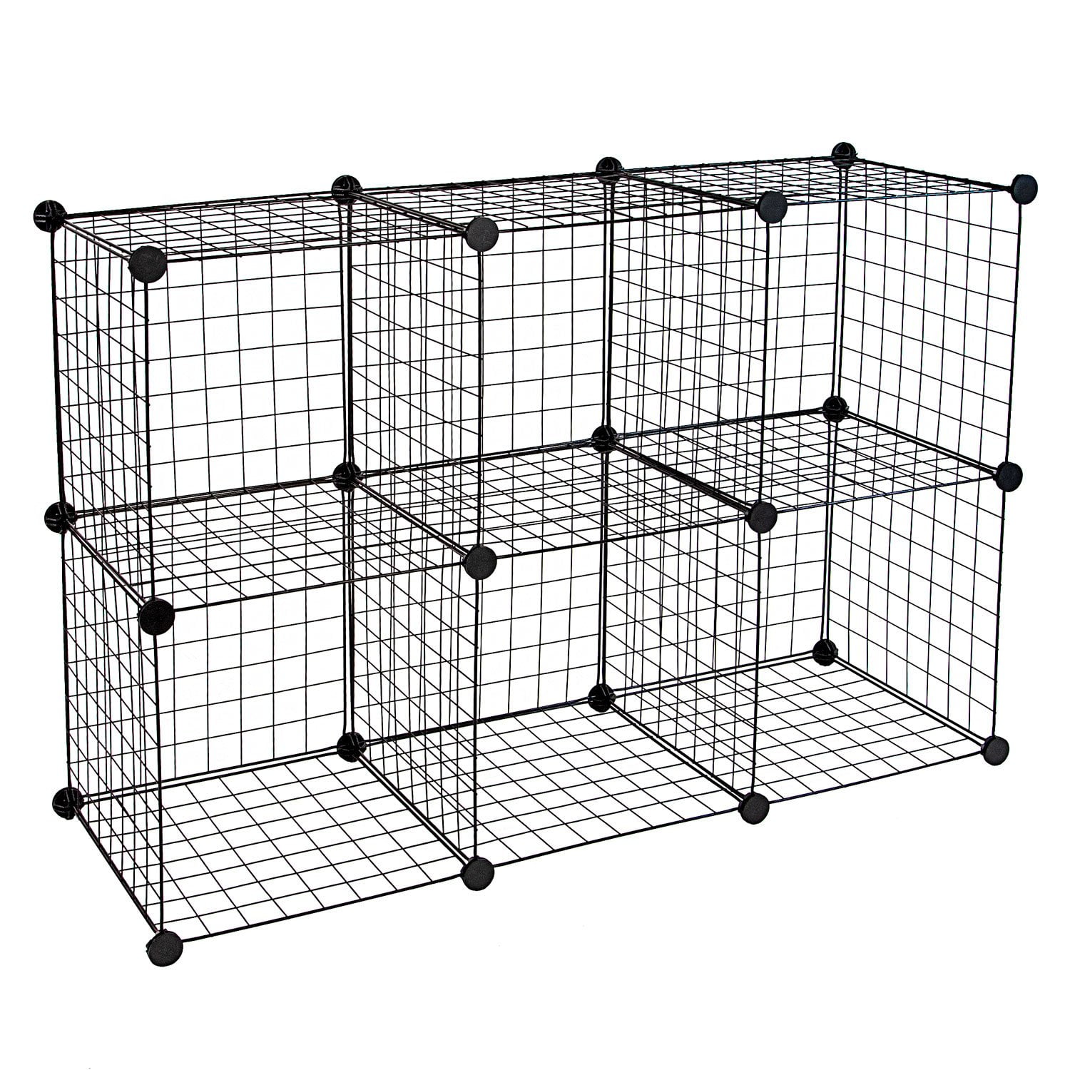 Work-It! Wire Cube Storage Organizer | 6 Cubes - Walmart.com