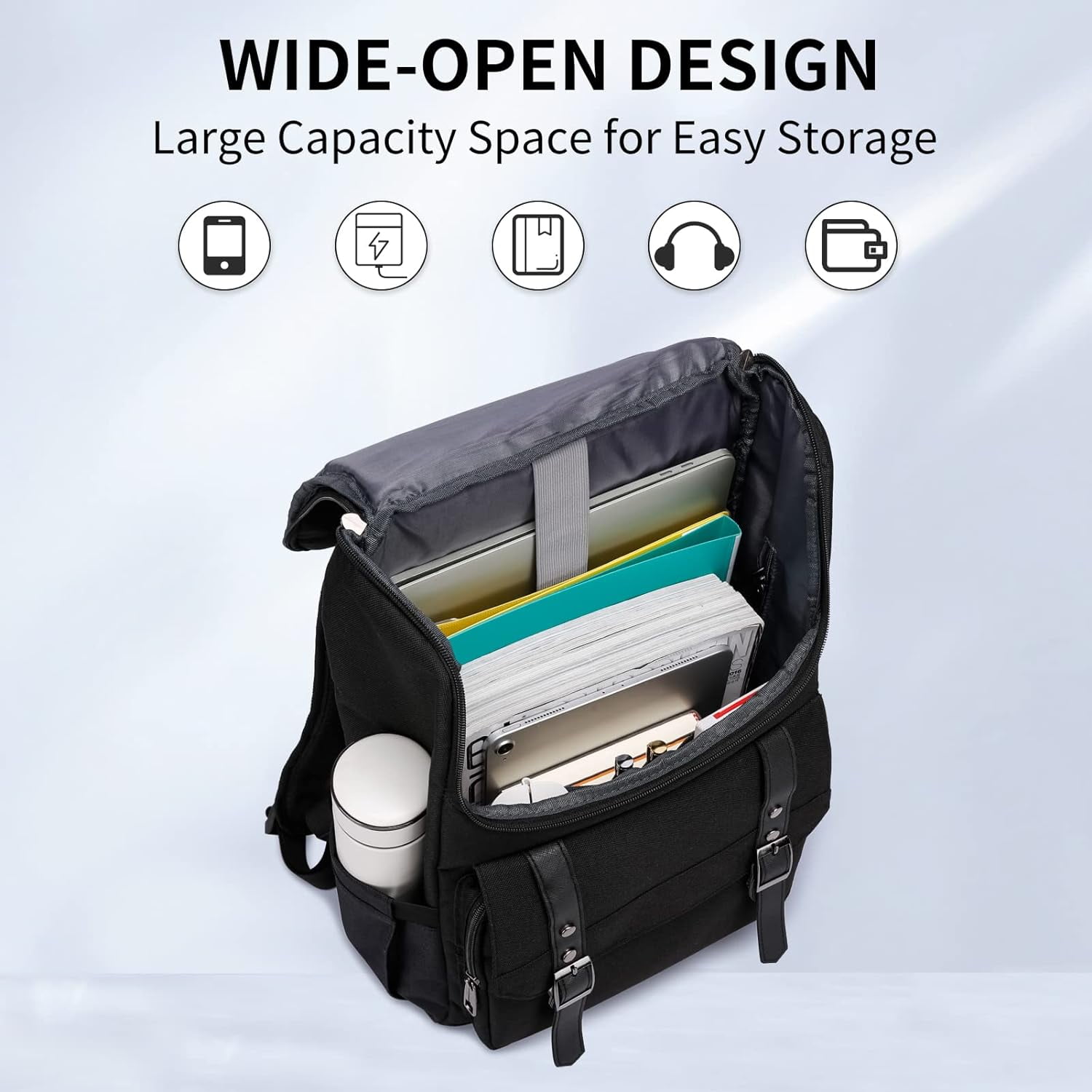 Work Laptop Backpack For Women And Men, 15.6 Inch Computer Travel ...